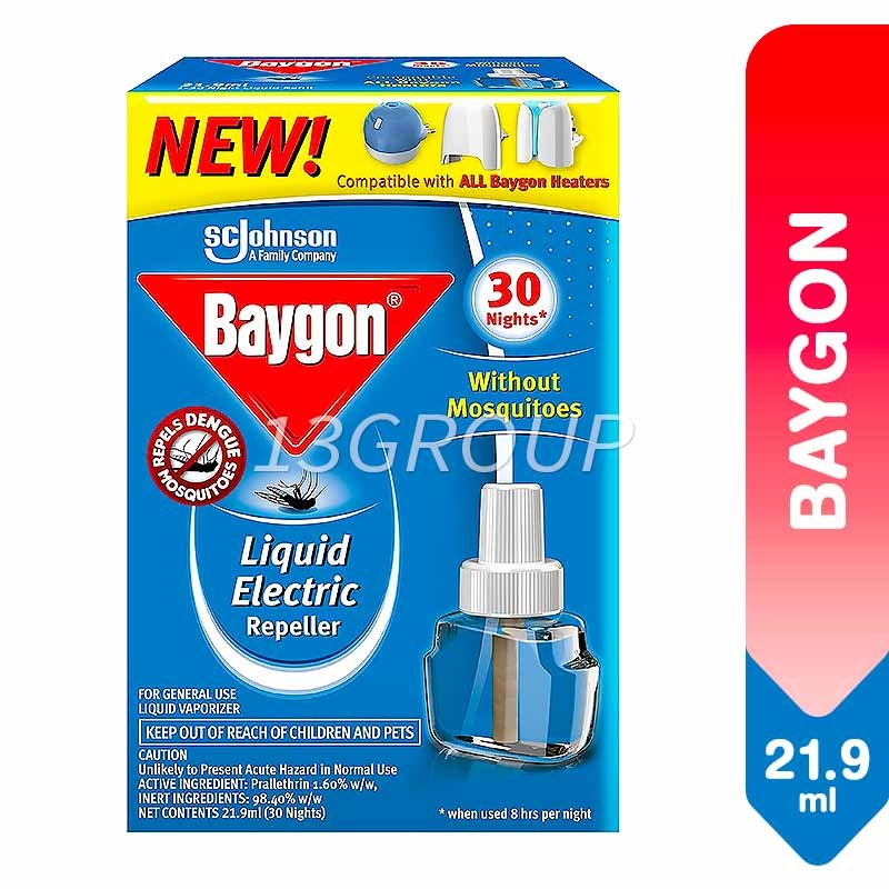 Baygon Liquid Electric Repeller Refill, 1 Pack | Shopee Singapore