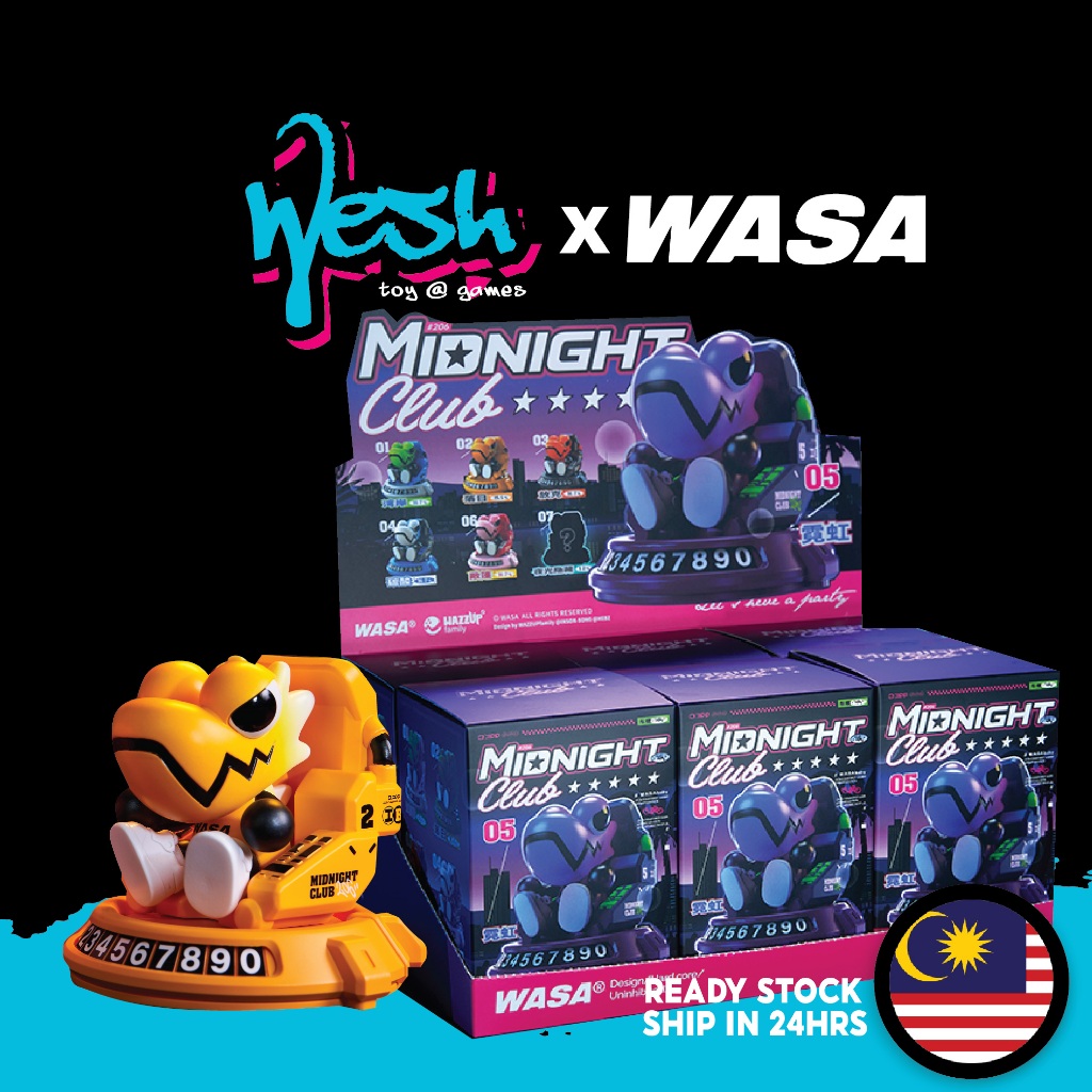 Wasa WAZZUP Midnight 206 Chameleon 2.0 Series Blind Box Full Case 盲盒 端盒 ...
