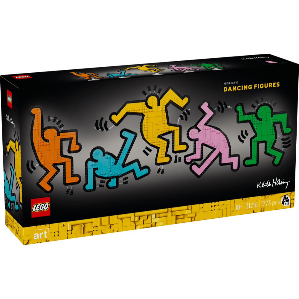 LEGO ART 31216 Keith Haring – Dancing Figures | Shopee Singapore