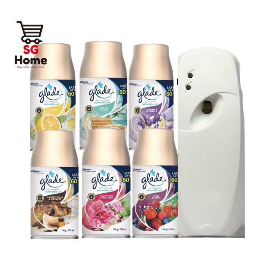 3 X Bottles | Glade Automatic Spray Refill | Scent Fragrance Machine ...