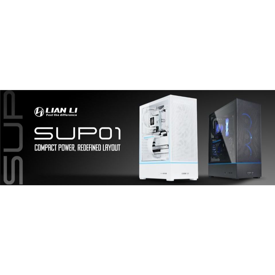 LIAN LI SUP01 (BLACK/WHITE) CASING | ATX CASING/ MINI CASING | Shopee ...
