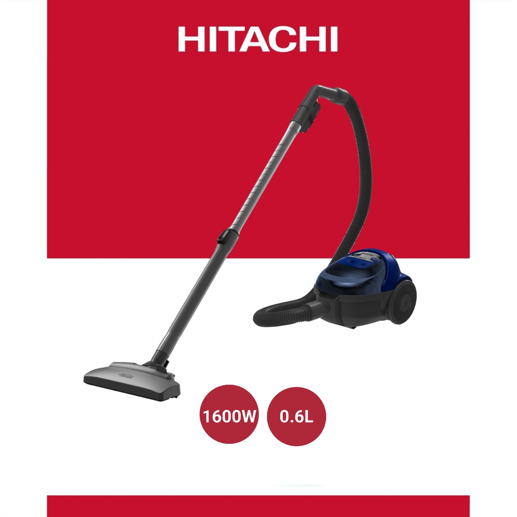 Hitachi Cylinder Compact Bagless Vacuum Cleaner CV-SF16A | Shopee Singapore