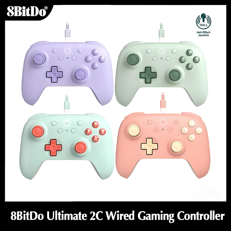 【24h Free ship selangor】8BitDo Ultimate 2C Wired Gamepad,USB Gaming ...