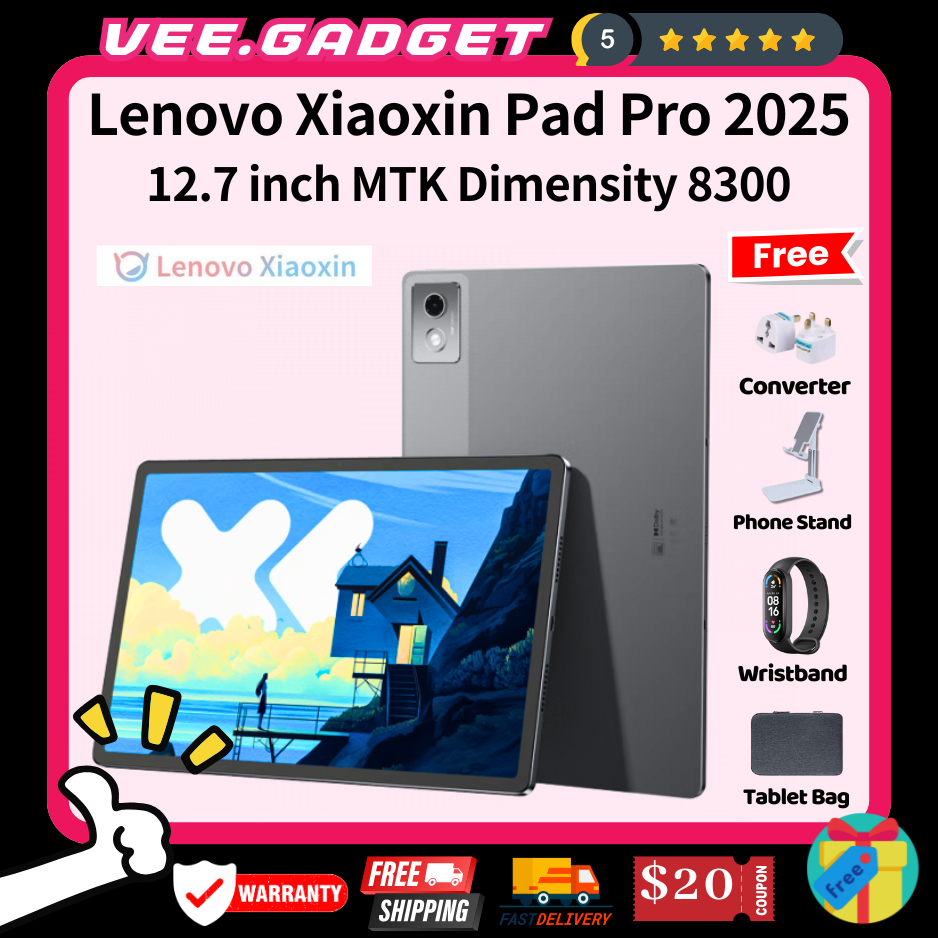 [NEW] Lenovo Xiaoxin Pad Pro 2025 12.7-inch MTK Dimensity 8300 10200mAh ...