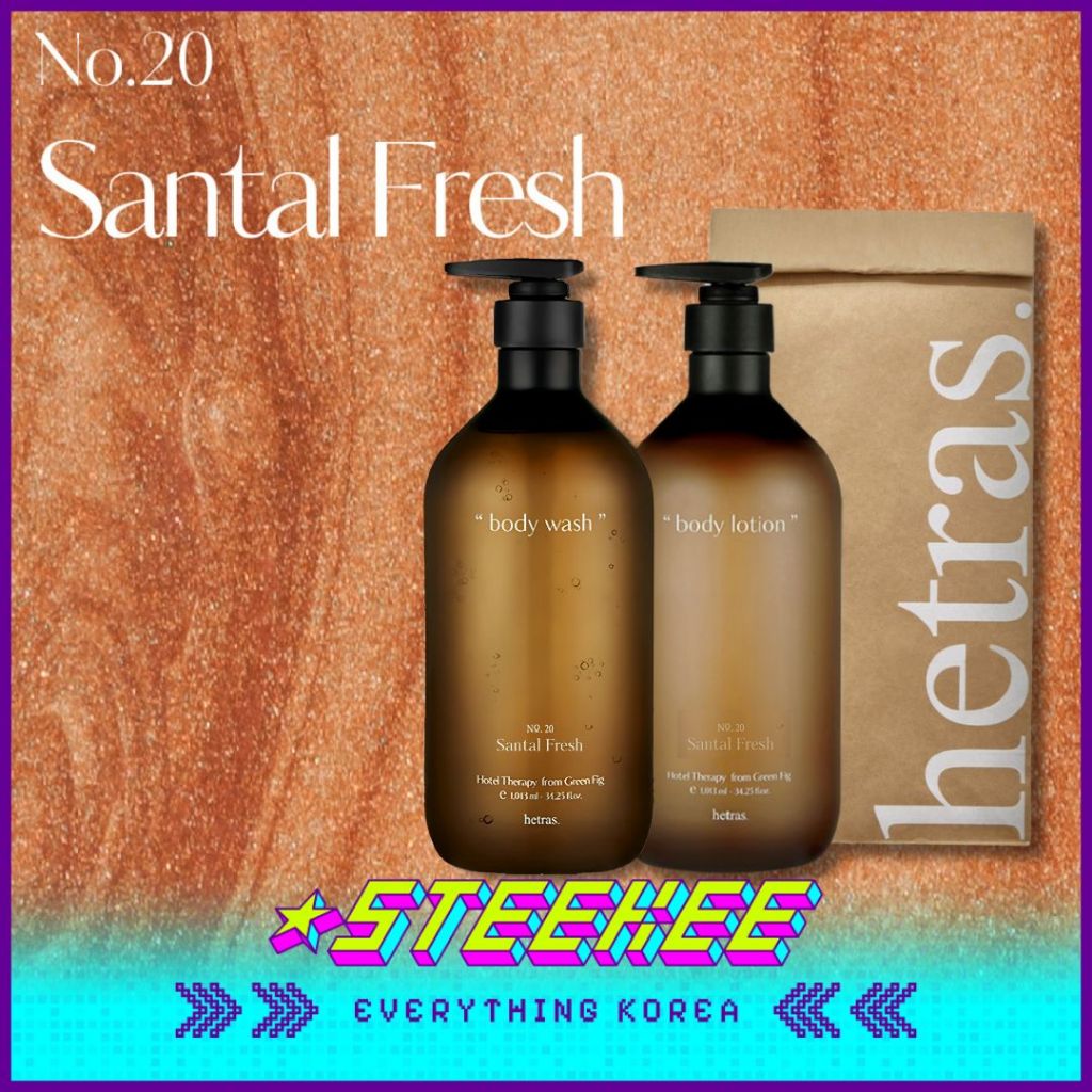 Hetras #20 Santal Fresh Luxury Shower Wash / Body Lotion 1013 ml by ...