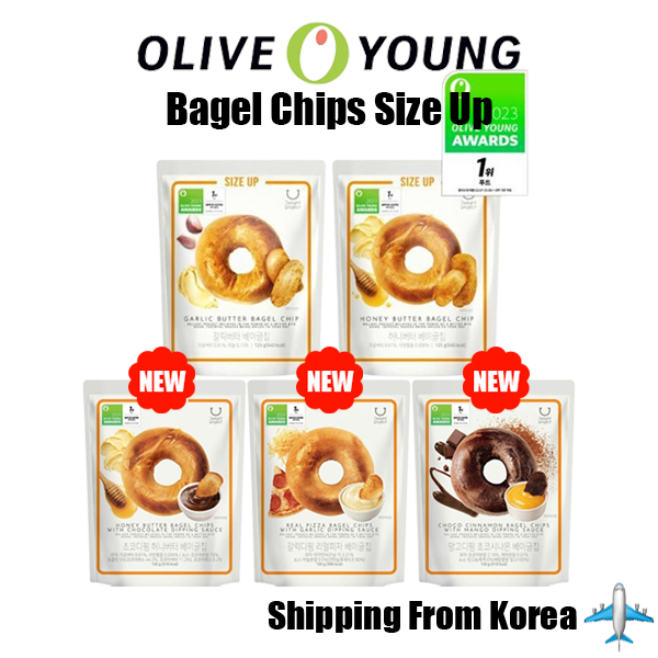 [Olive Young Delight Project] Bagel Chips Size Up｜Garlic / Honey ...