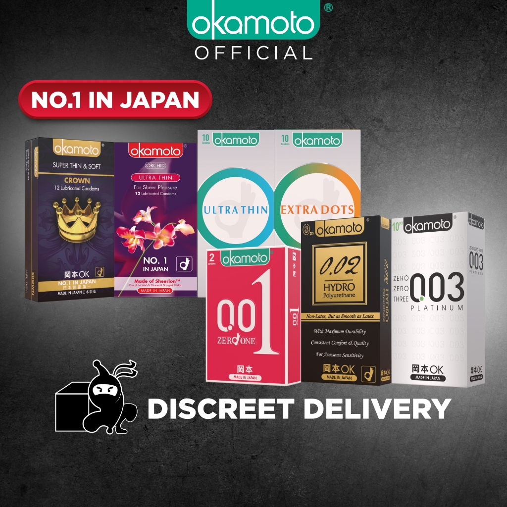 Okamoto Condoms - 001/002/003/0.01/0.02/0.03/OK Series Assorted Listing ...