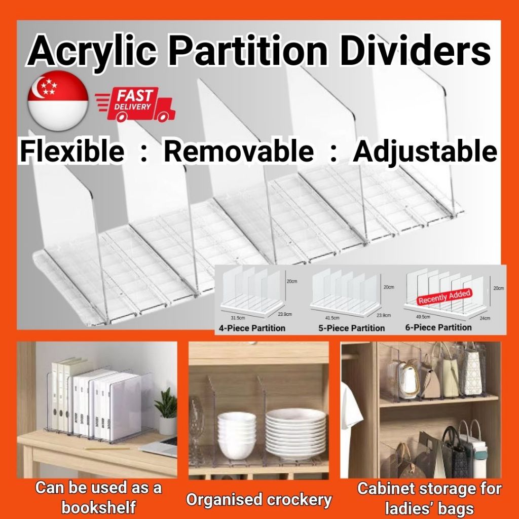 Acrylic Partition Dividers. Flexible Removable And Adjustable. Maximize ...