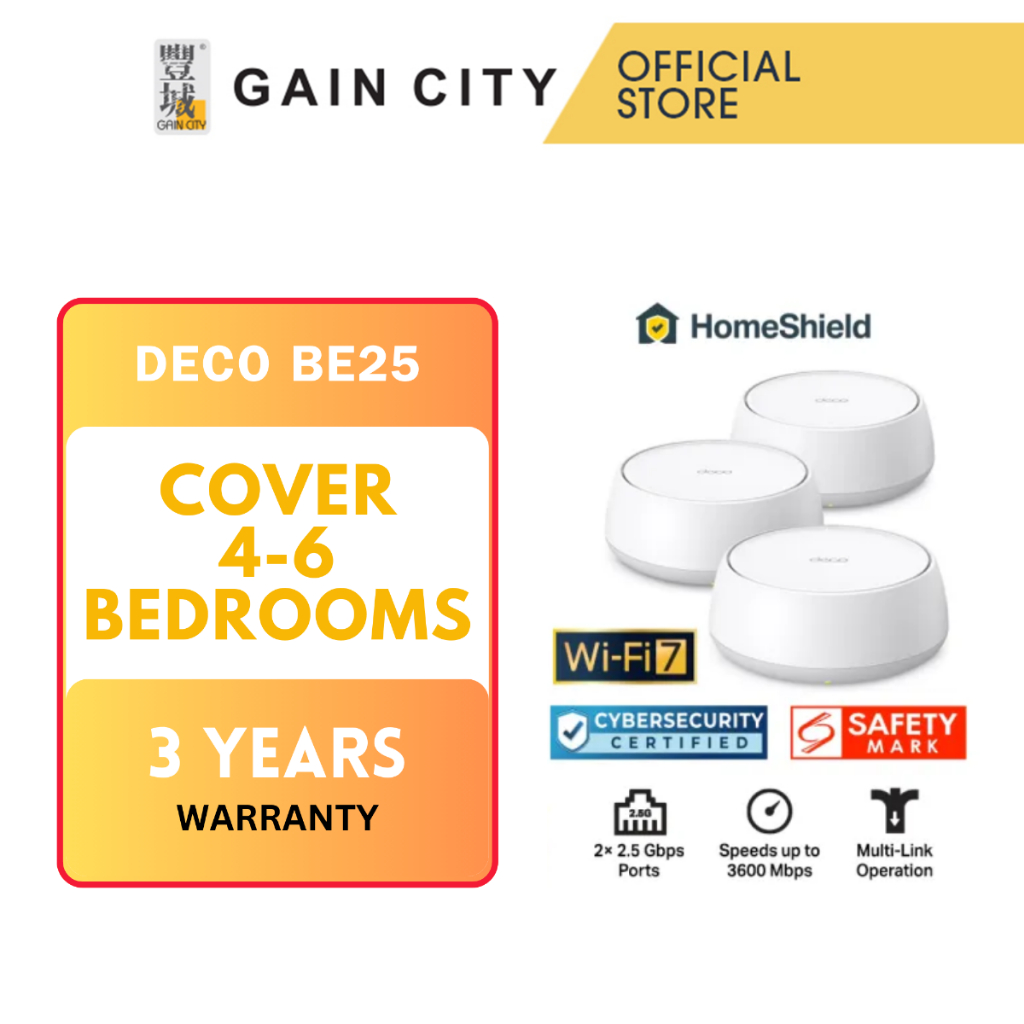 Tplink Deco Be5000 Dual-band Wifi 7 Home Mesh Tpl-deco-be25-3pk ...