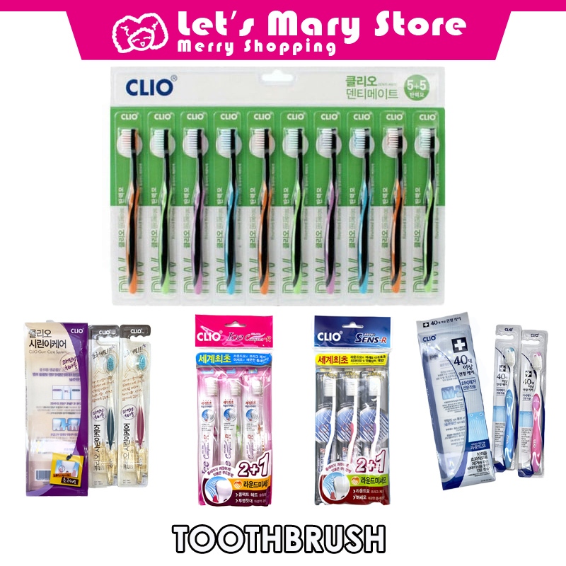 Made in Korea TOOTHBRUSH 2 IN 1 / 3 IN 1 / 10 IN 1 / Oral Care / Cavity ...