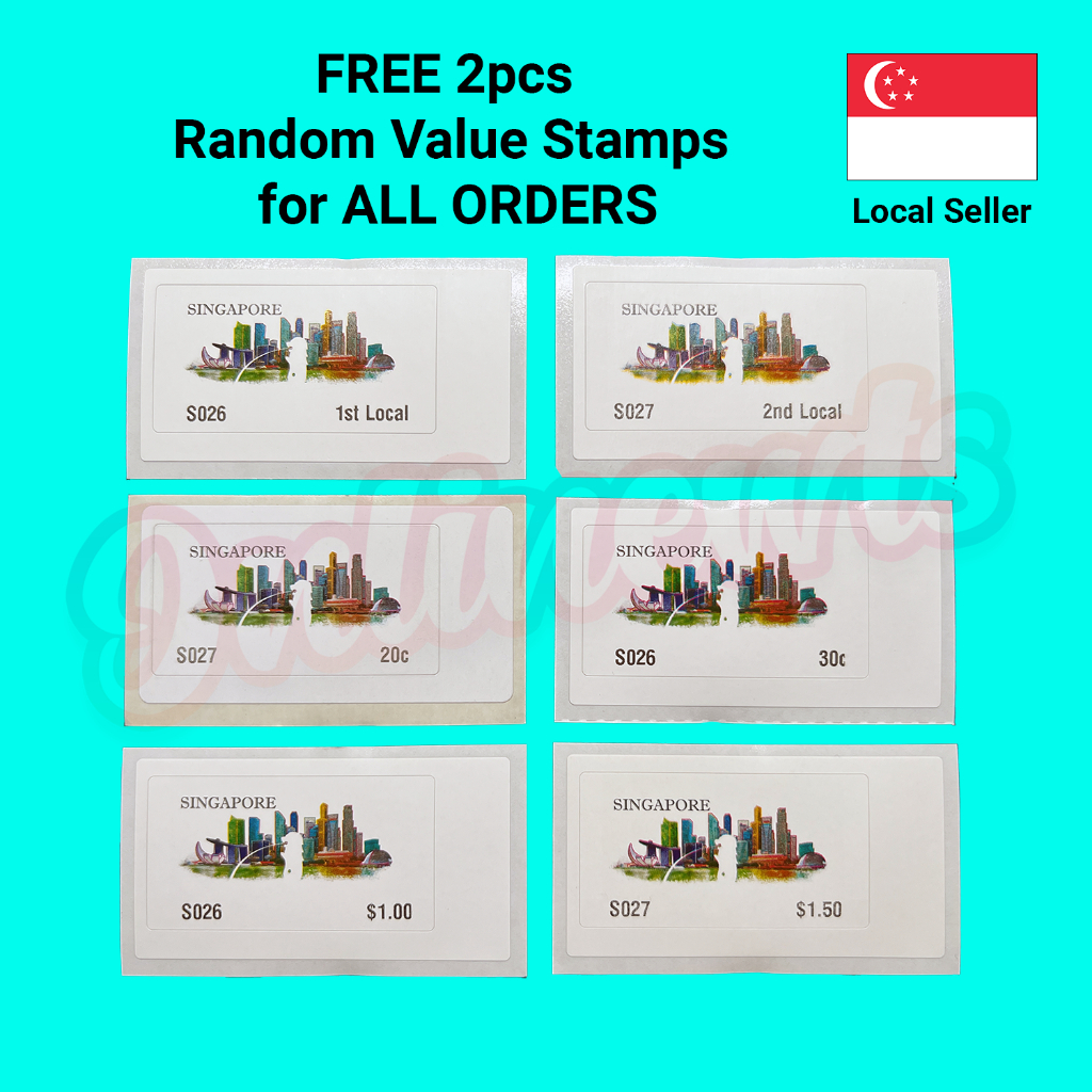 SingPost Self-Adhesive Postage Stamp - 1st Local / $0.60 / $0.80 / $1. ...