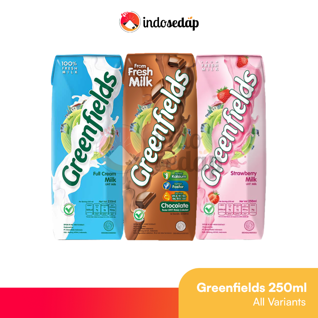 Greenfields UHT Milk 250ml (Carton) | Shopee Singapore