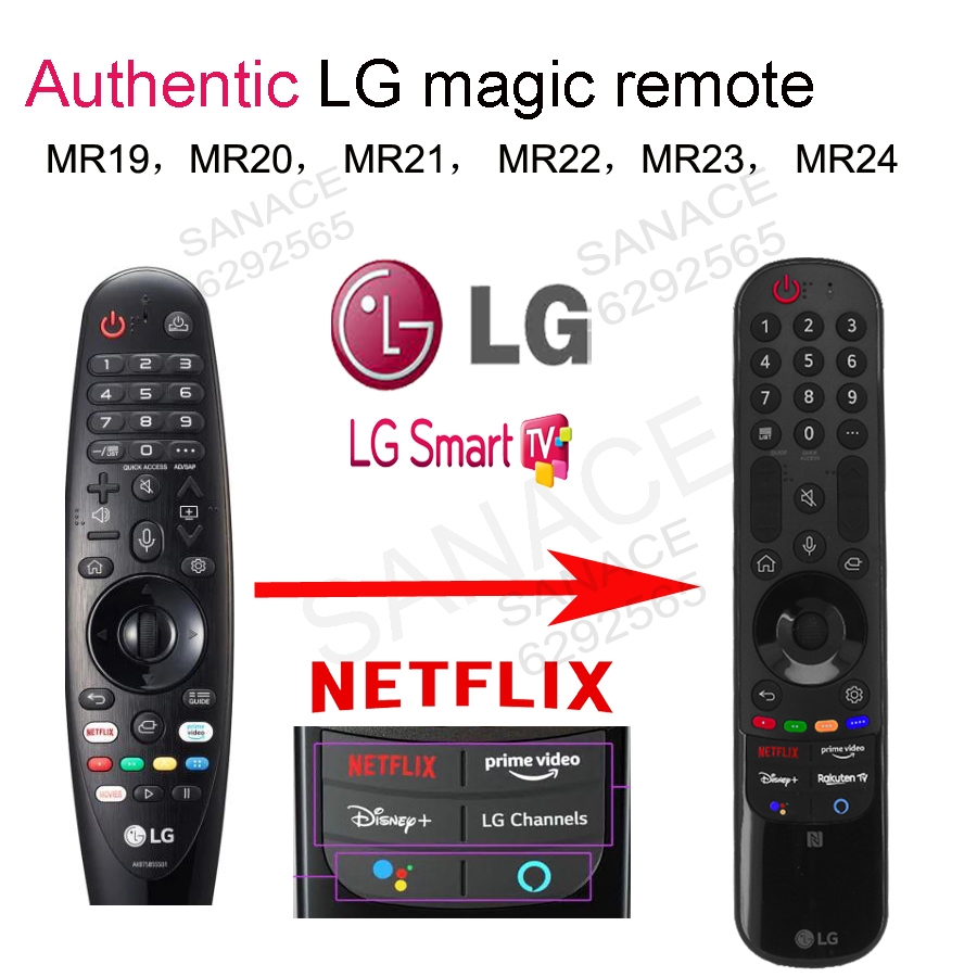 Original LG magic remote-use for AN-MR19BA, MR20, MR21, MR22, MR23, MR24 got pointer, voice ...