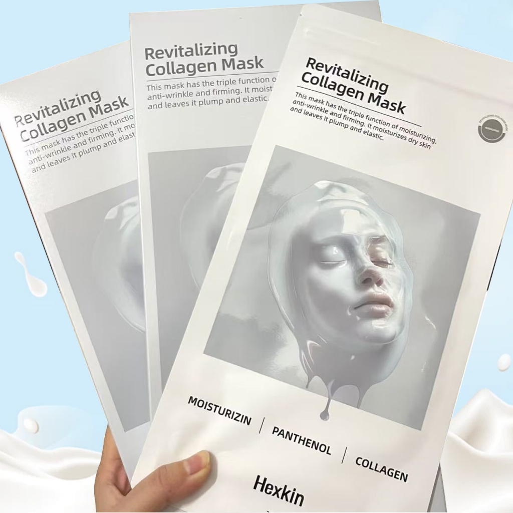 【SG SELLER】HEXKIN Revitalizing Collagen Mask (23g*5ea) | Shopee Singapore