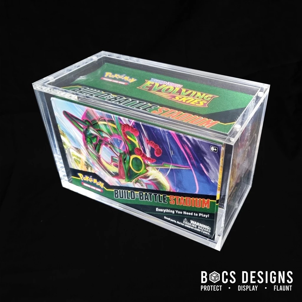 BOCS Pokemon Build and Battle Stadium Non UV Acrylic Display Trading ...