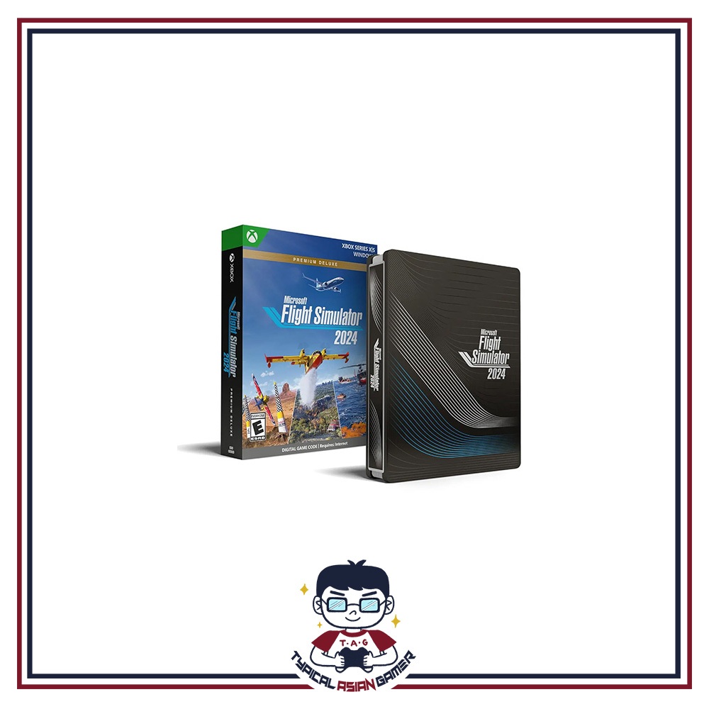 Microsoft Flight Simulator 2024 Premium Deluxe Steelbook Edition (Code ...