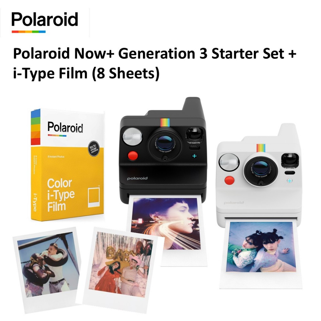 Polaroid Now+ GEN 3 Starter Kit with i-Type Film (Polaroid Now+ with I ...
