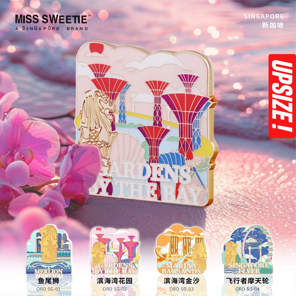 MISS SWEETIE™ Merlion Refrigerator Magnets Singapore Souvenir Gift ...