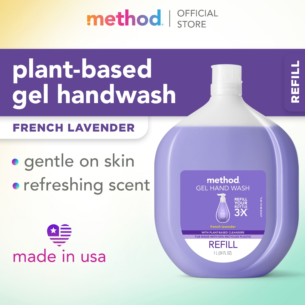 Method gel hand wash refill - french lavender 1L | Shopee Singapore