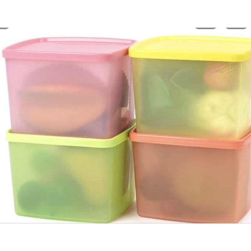 tupperware Square fresh fridge container 800ml 4pcs | Shopee Singapore
