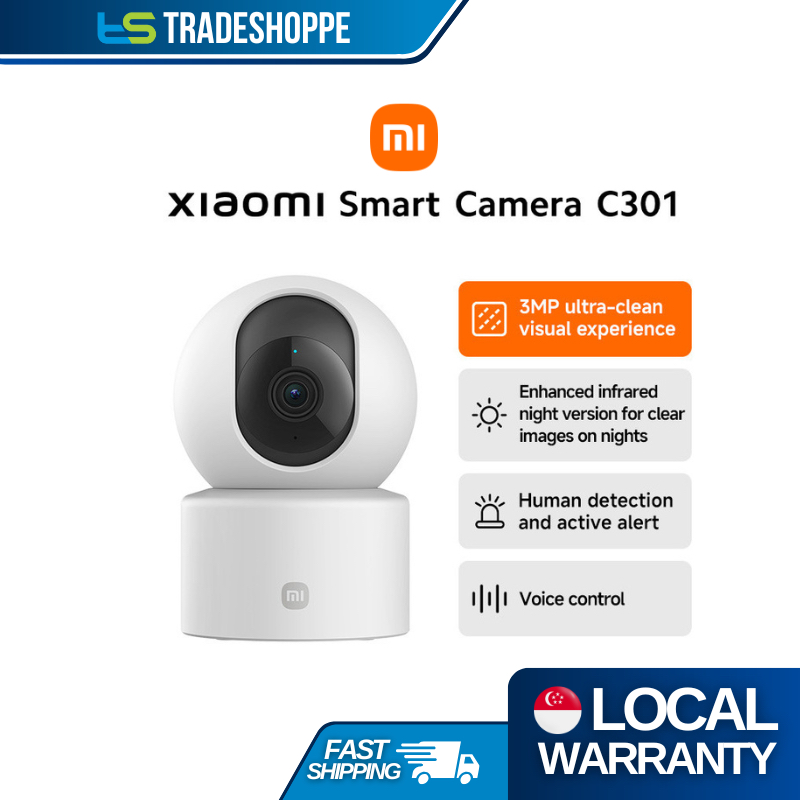 Xiaomi Mi Smart Camera C300 ｜ C301 PTZ 2K 360° AI Human Detection HD ...