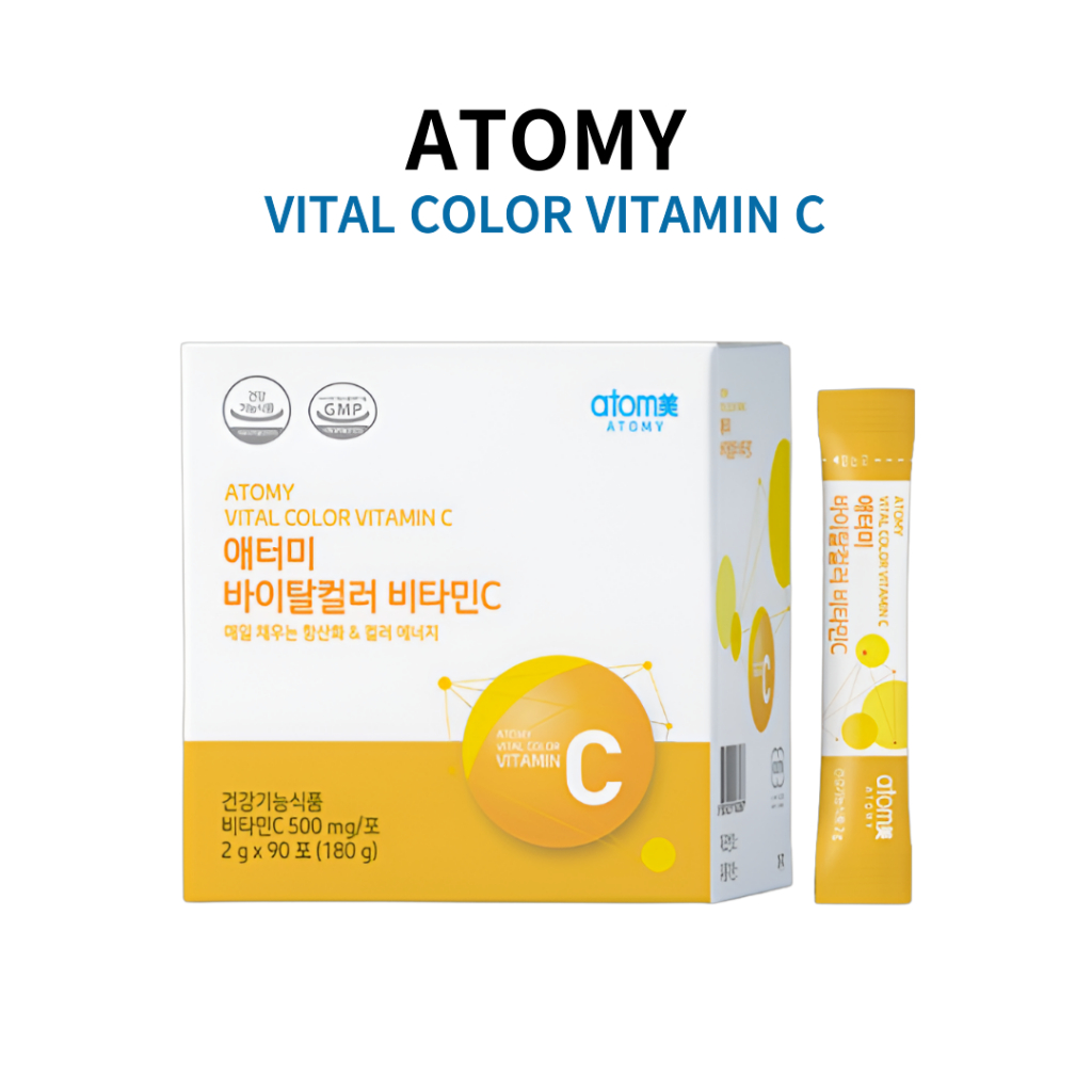 ATOMY VITAL COLOR VITAMIN C 500mg 2g x 90stick (3months) | Shopee Singapore