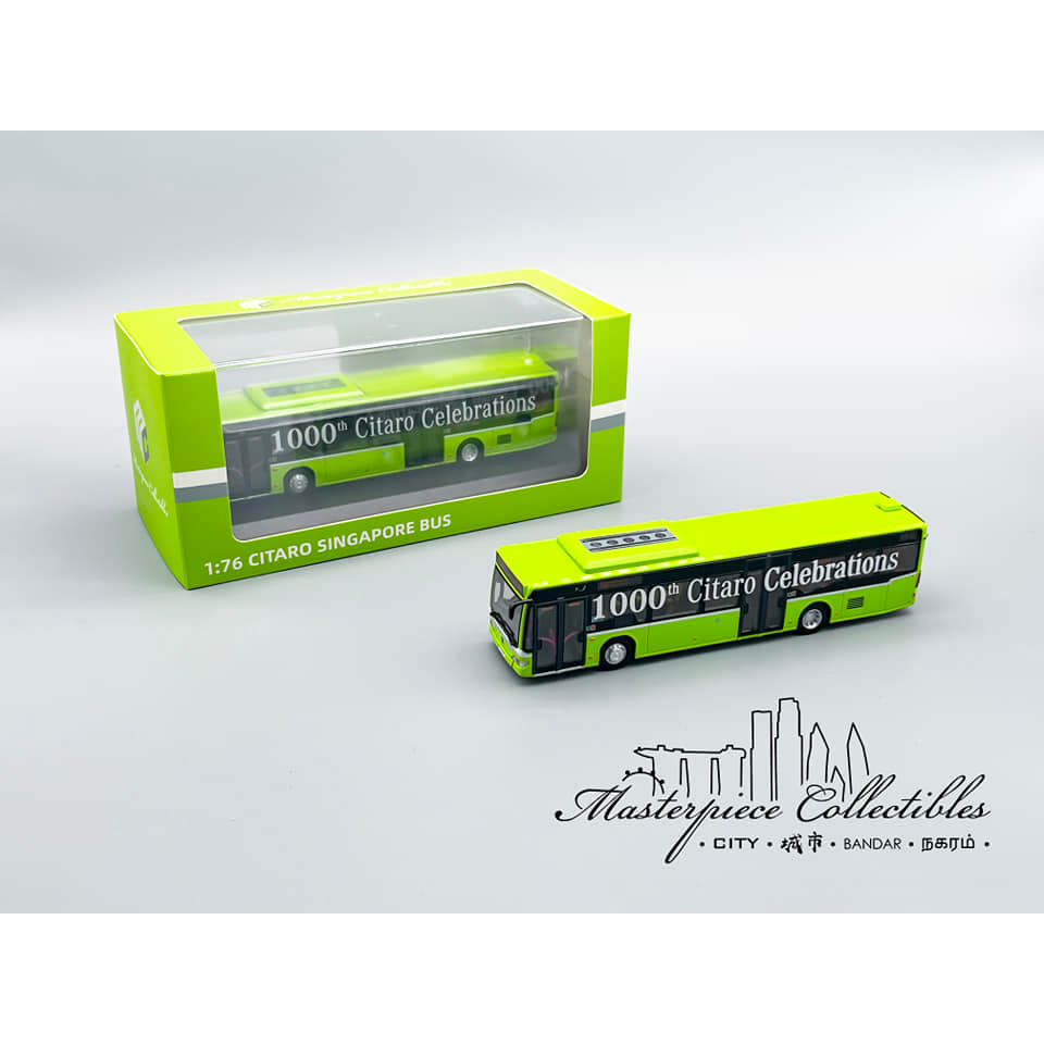 SG Seller: Singapore Bus Service 130 Green Mercedes Benz Citaro 1/76 ...