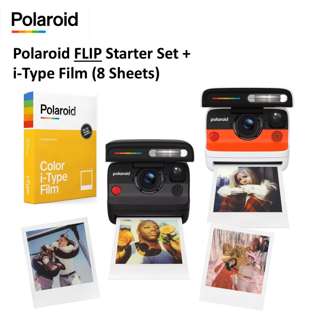 Polaroid FLIP Starter Kit with i-Type Film Polaroid Flip Plus Polaroid ...