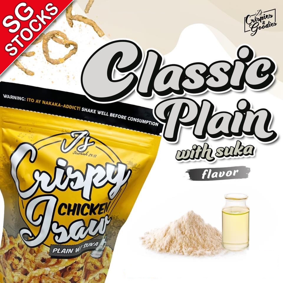 CLASSIC PLAIN WITH VINEGAR J's Crispy Chicken Isaw (Fried Chicken ...