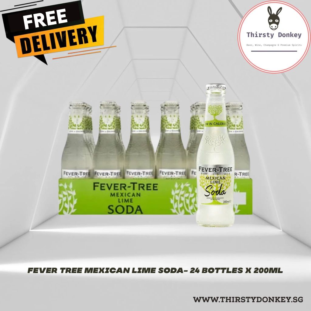 Fever Tree Mexican Lime Soda (24 bottles x 200ml) (Exp: 12/2025 ...