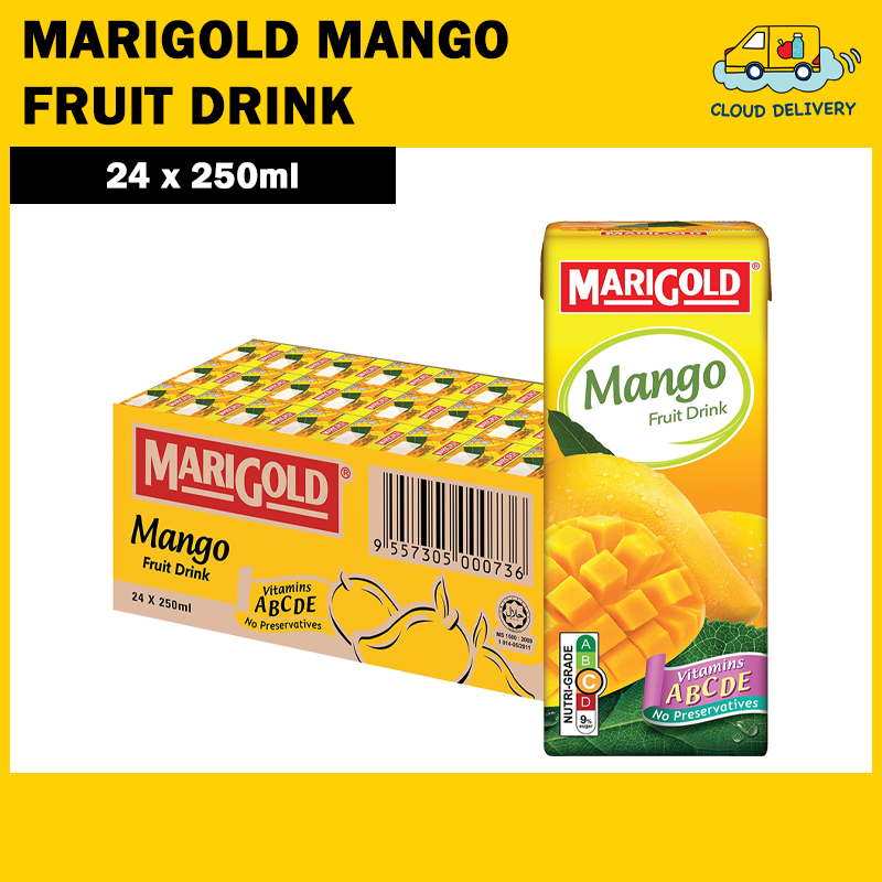 Marigold Fruit Drink (24 x 250ml) - Mango | Shopee Singapore