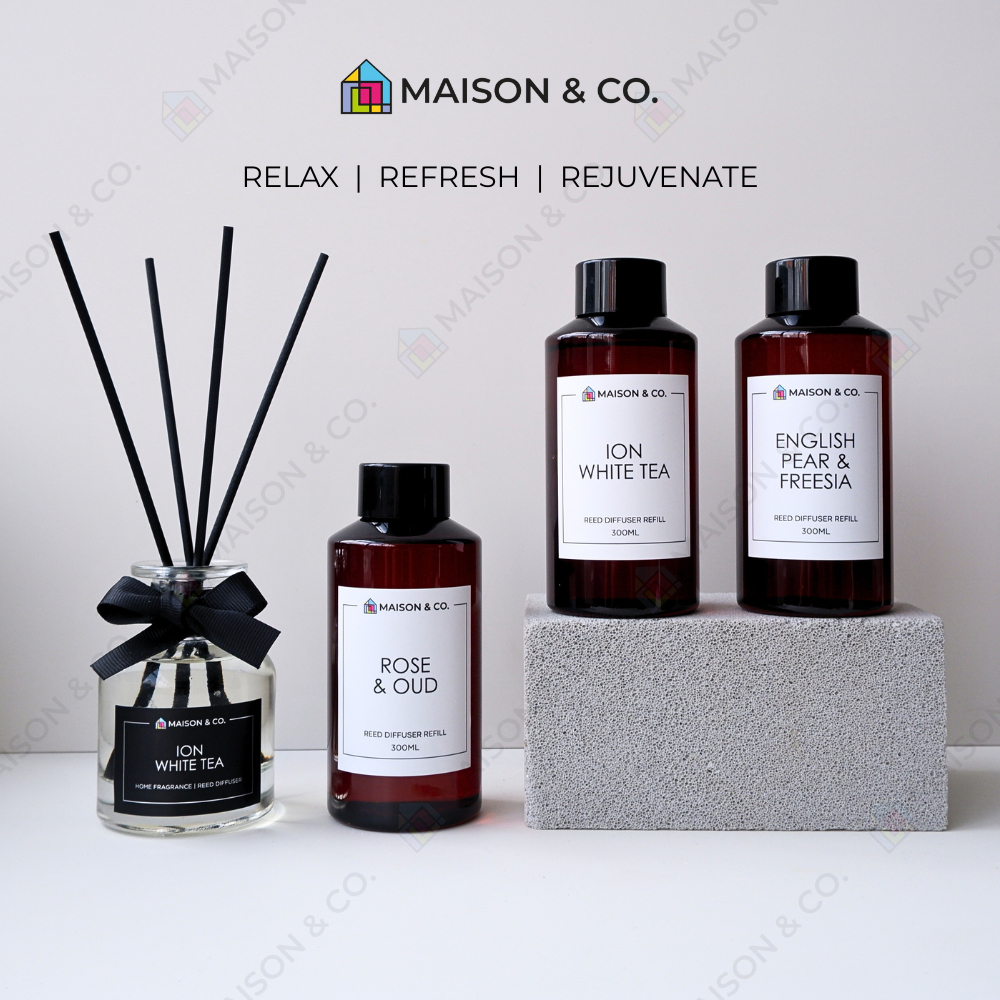 300ml Reed Diffuser Refill | Essential Oils. Home & Office Fragrance ...