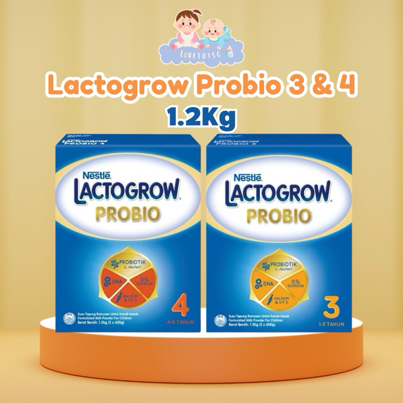 Nestle Lactogrow Probio Step 3 & 4 Milk Powder (1.2kg) | Shopee Singapore