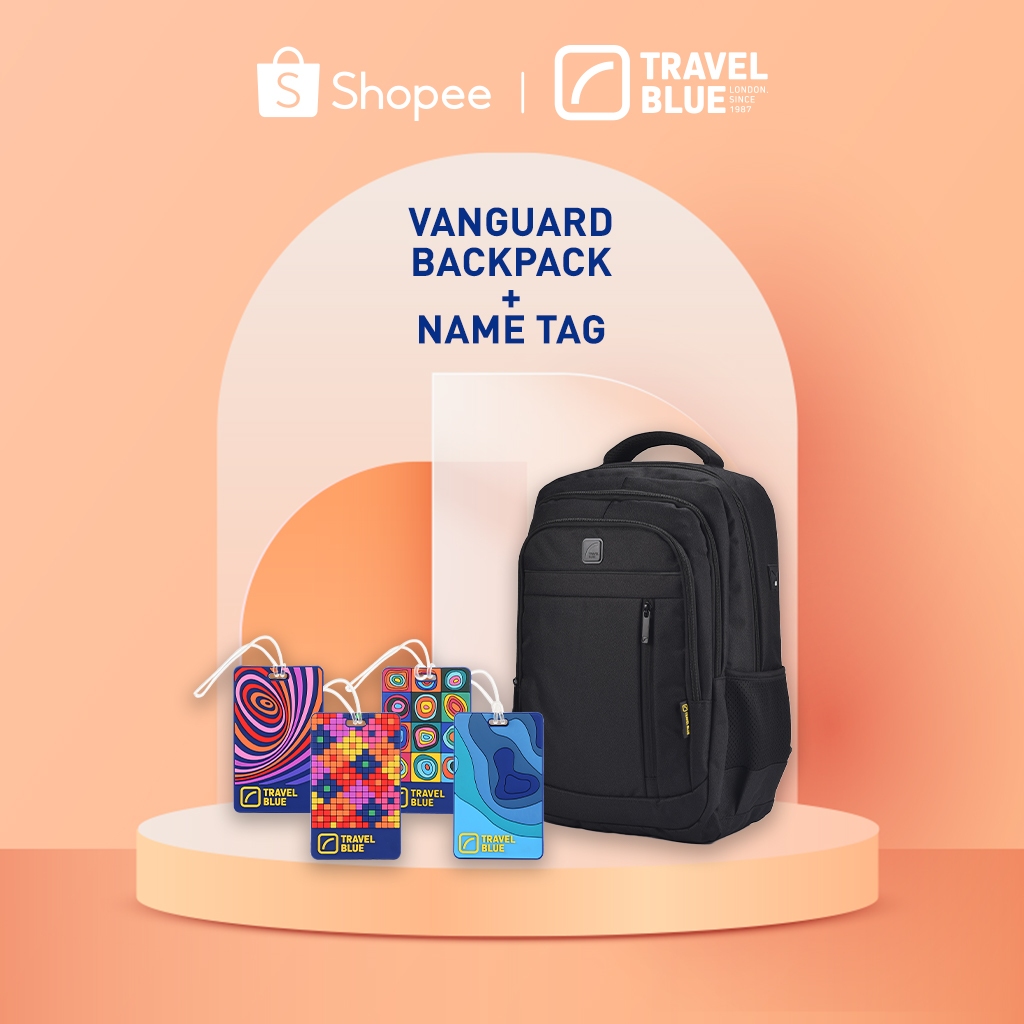 [Shopee x Travel Blue Brand Box] VANGUARD Backpack + Colorful Luggage ...