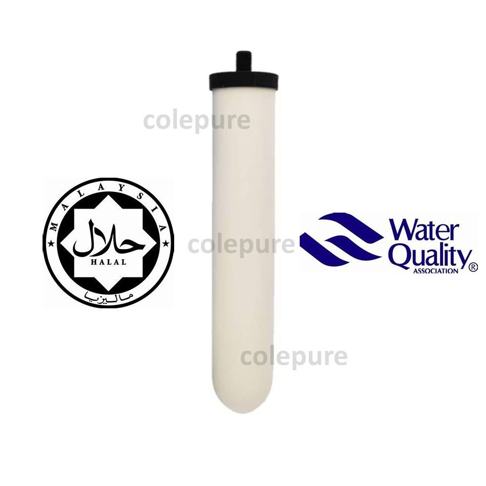 10” Ceramic Water Filter Candle Water Filtration Candle Dirt Remover ...