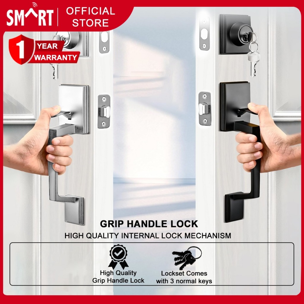 Grip Handle Lock / Main Door Lock / HDB BTO Main Door Lock / High ...