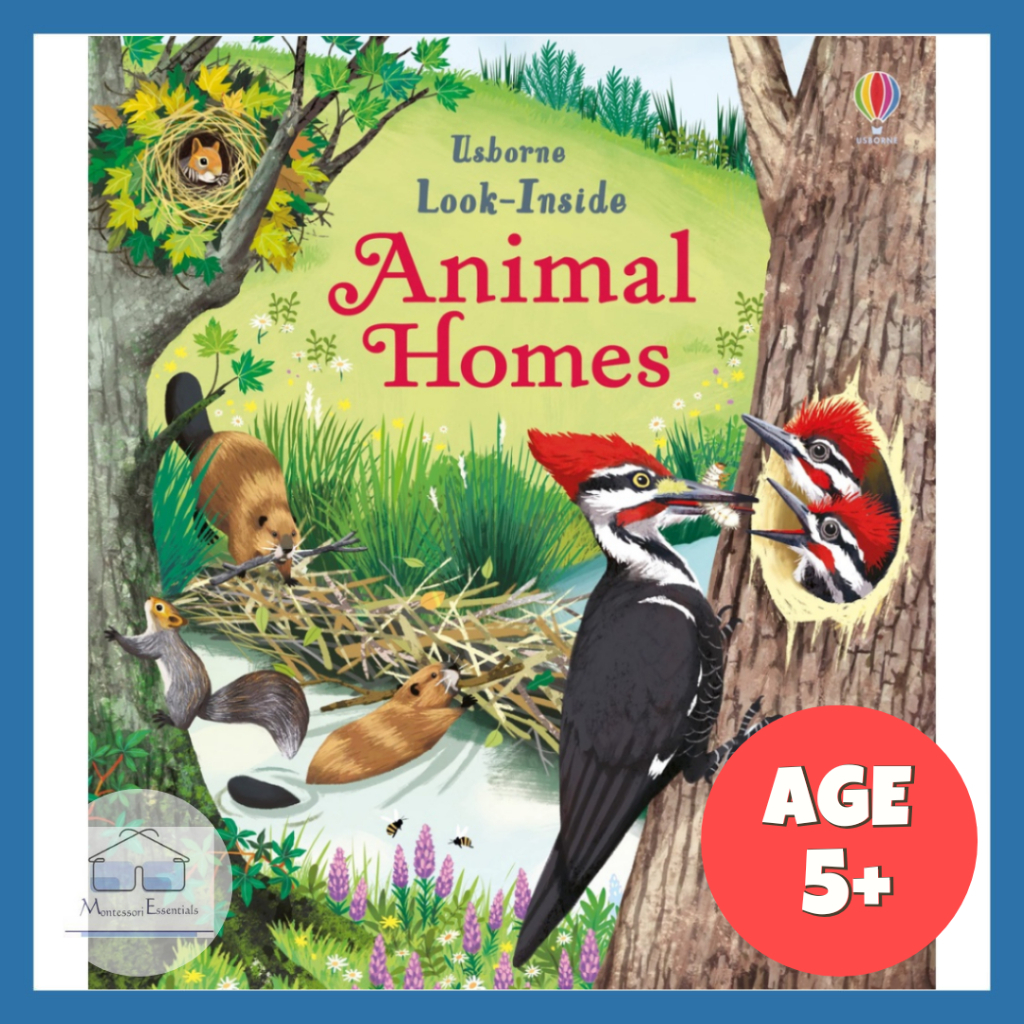 (Animal Homes) Usborne Look Inside - Children Kid Educational Hardcover ...
