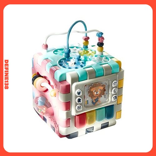 6-in-1 Transforming Learning Cube Toy – Multi-Sensory Baby Activity ...