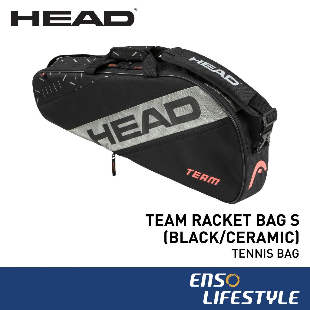 HEAD Tennis Racket Bag - Team Racquet Bag S (Black/Ceramic) [Enso ...