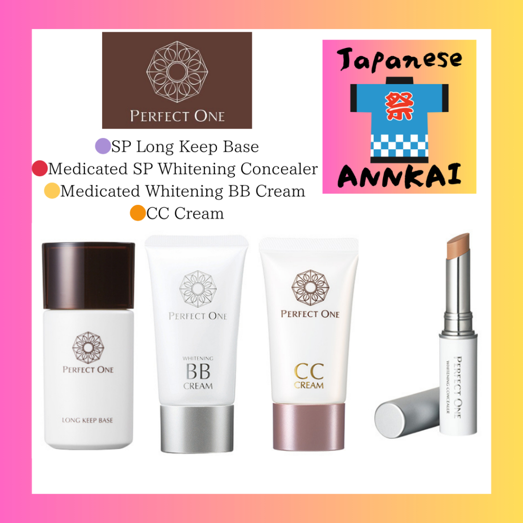 Perfect One 】 🟣SP Long Keep Base 🌞SPF35/PA+++/🔴Medicated SP Whitening Concealer 🌞SPF40, PA+++/🟡 ...