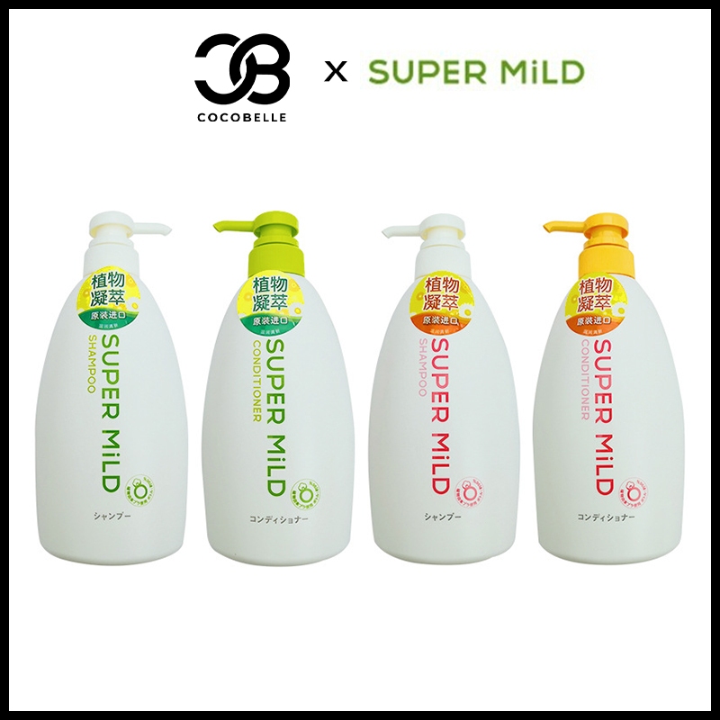 SUPER MILD shampoo conditioner Moisturizing hair Dandruff removal 600ml ...