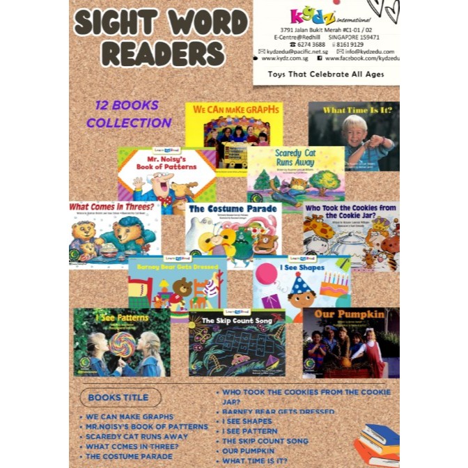 Sight Word Reader (Discovery 12 Books/Set) | Shopee Singapore