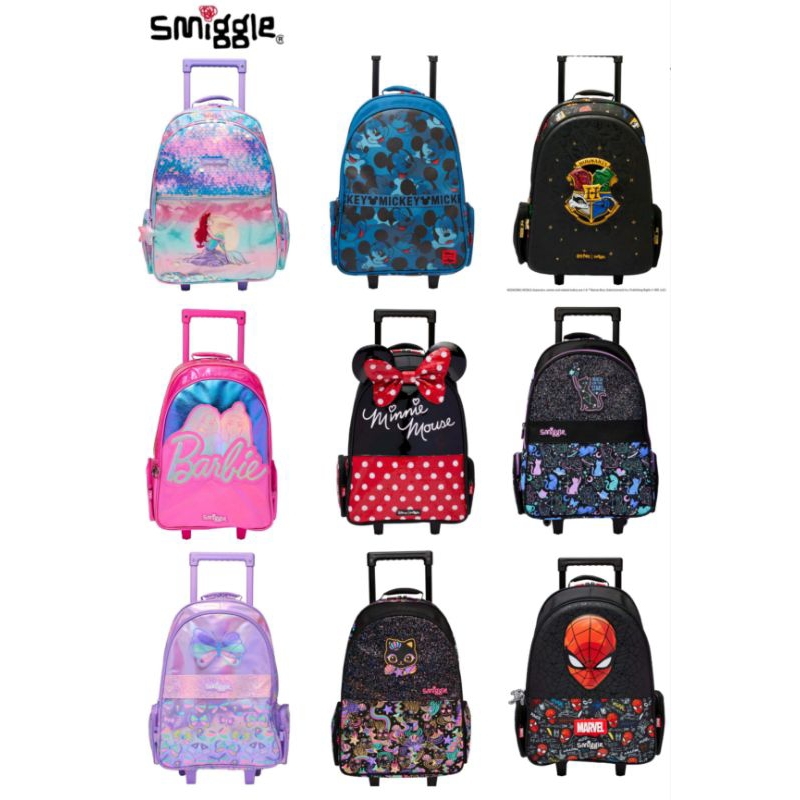 Smiggle Trolley Backpack/Smiggle School Bag Trolley | Shopee Singapore