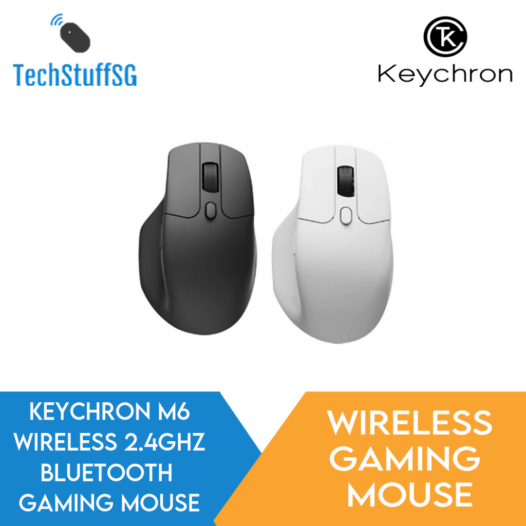 Keychron M6 Wireless Mouse 78g Lightweight Design Optical Mouse Side ...