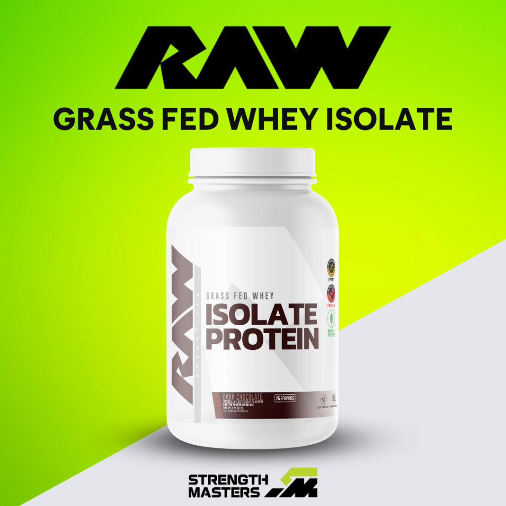 Raw Nutrition Grass Fed Whey Isolate Protein | 2lbs | 26g Protein | 25 ...