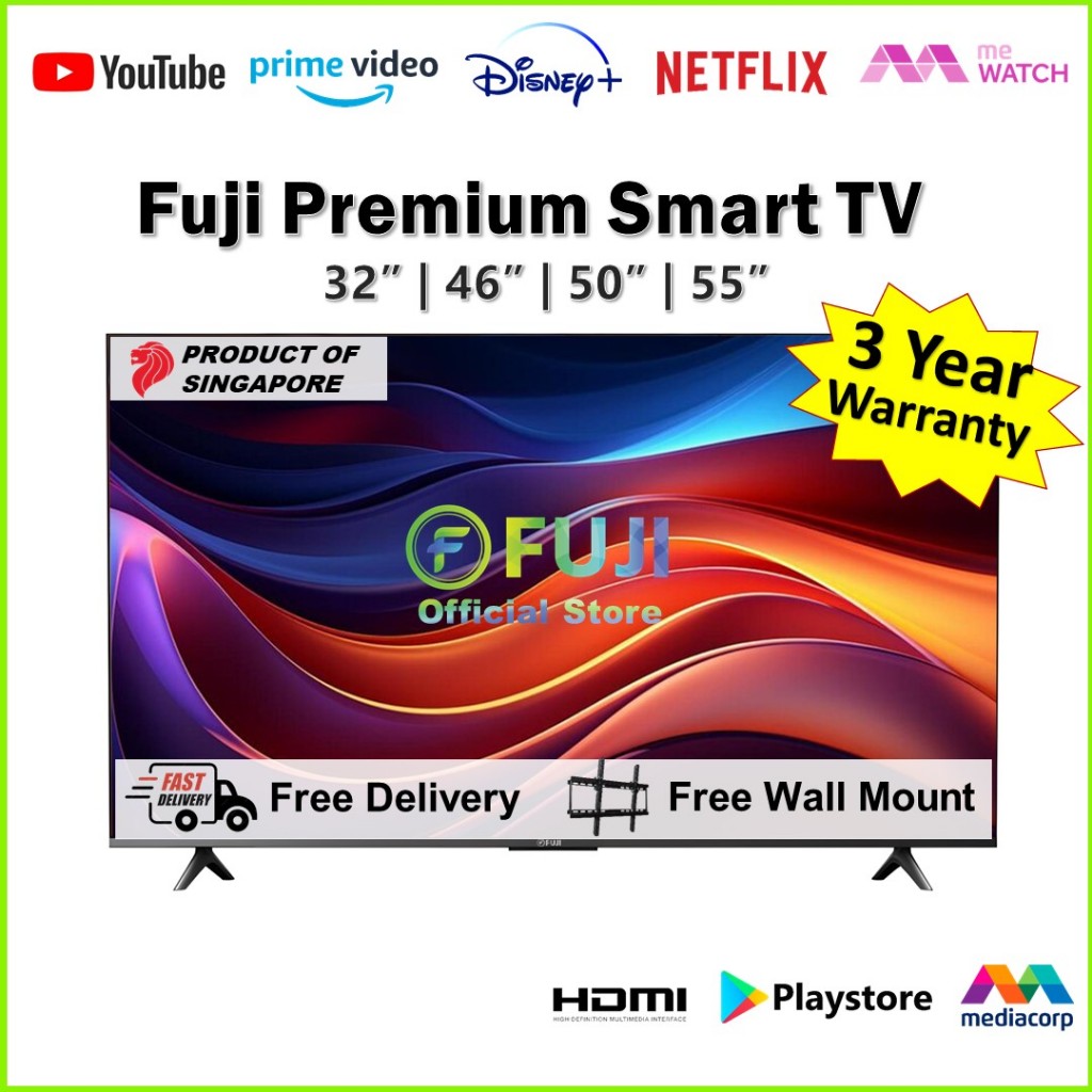 Brand New Fuji Android Smart TV | Z46 | 46 Inch FHD | Slim Design ...