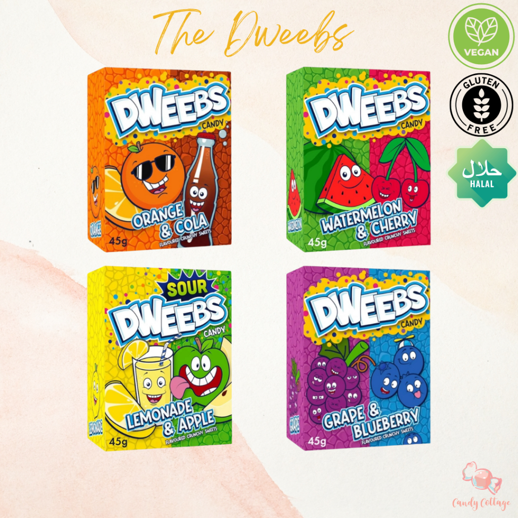 Candy Cottage x Dweebs Series - Vegan Candy, Halal Friendly, Orange ...
