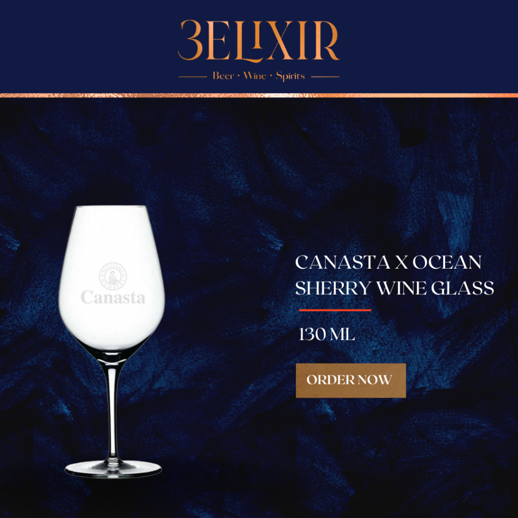 Canasta X Ocean Sherry Wine Glass 130ML | Shopee Singapore
