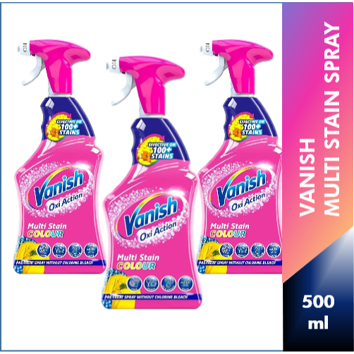 Vanish Oxi Action Multi Stain Colour Spray Pre-Treat Spray without ...