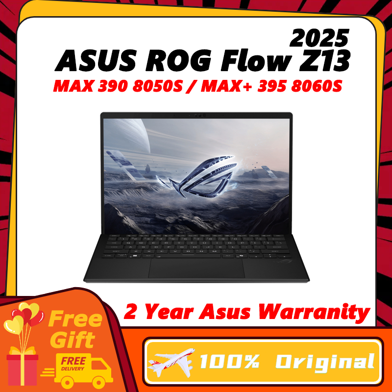 ASUS ROG Flow Z13 2025 13.4" Touch 2-in-1 Gaming Laptop Ryzen AI MAX+ ...
